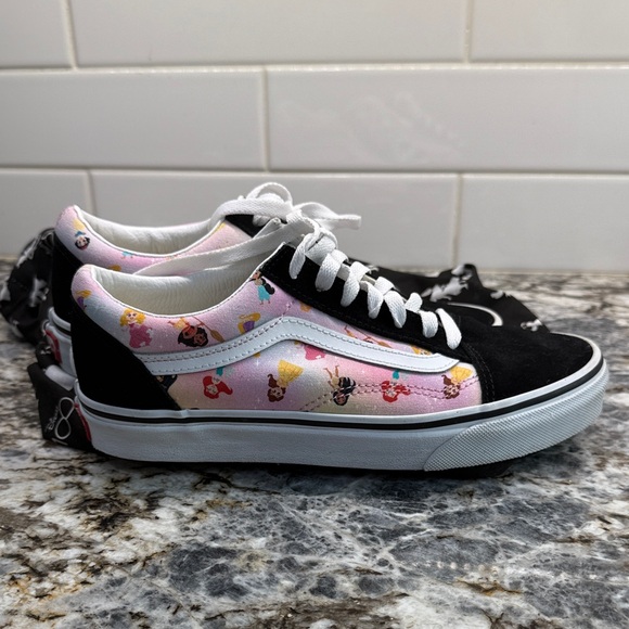 Vans | Shoes | Vans Disney X Old Skool Disney Princess Sz 75 Us Womens ...